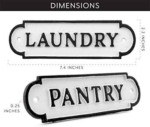 Farmhouse Decor Metal Signs Shabby Chic Vintage Cast iron Signs ...