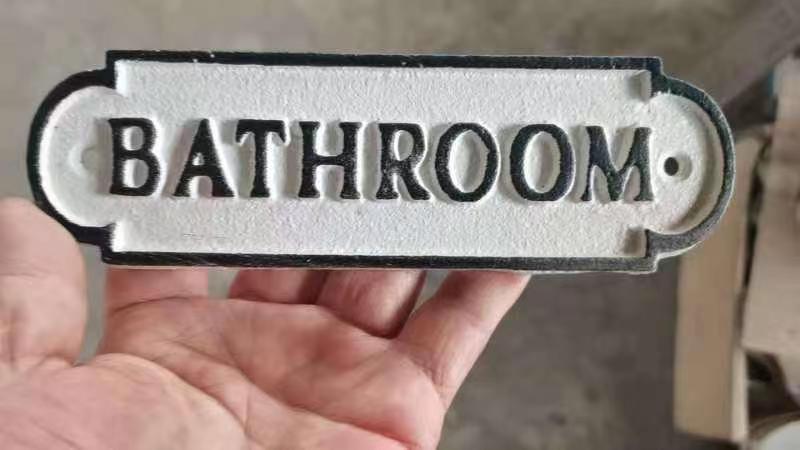 Farmhouse Decor Metal Signs Shabby Chic Vintage Cast iron Signs ...